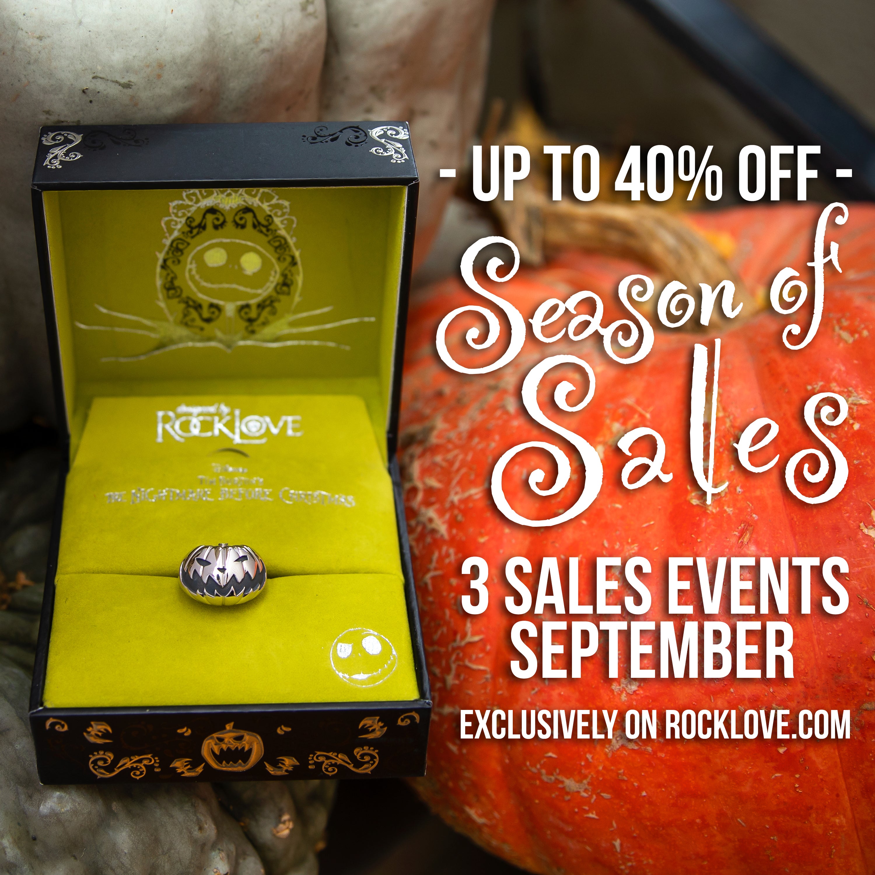 Save up to 40% during September Sales – RockLove Jewelry