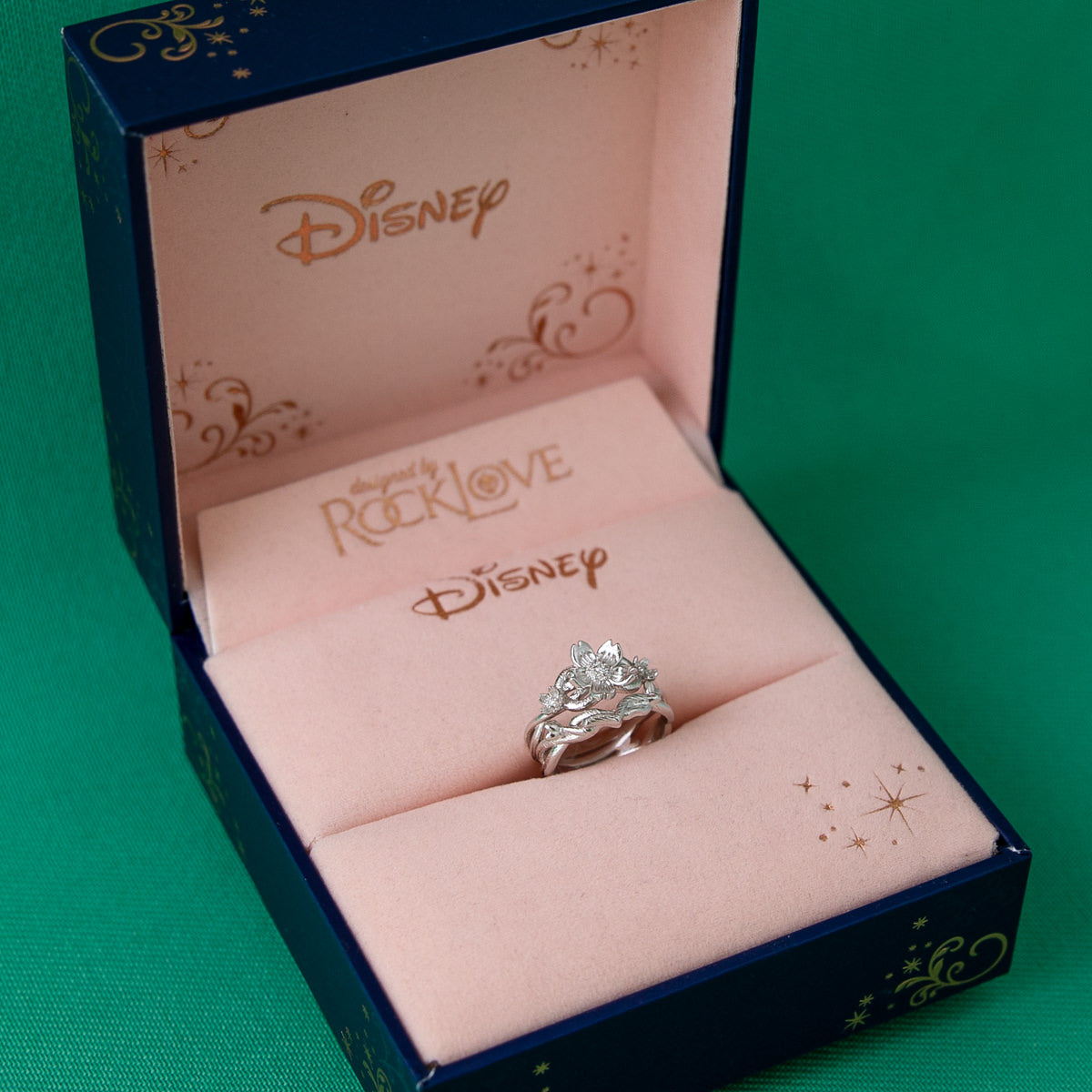 Disney X RockLove DISNEY MULAN Mulan Cherry Blossom Stacker Rings ...