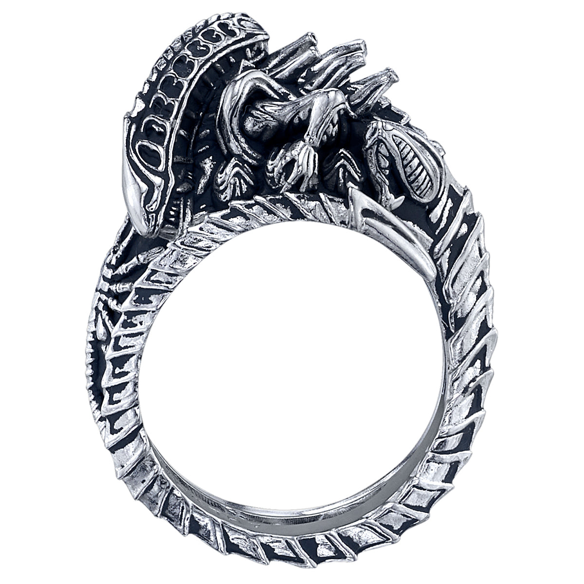 Alien X RockLove ALIEN Xenomorph Queen Ring - RockLove Jewelry