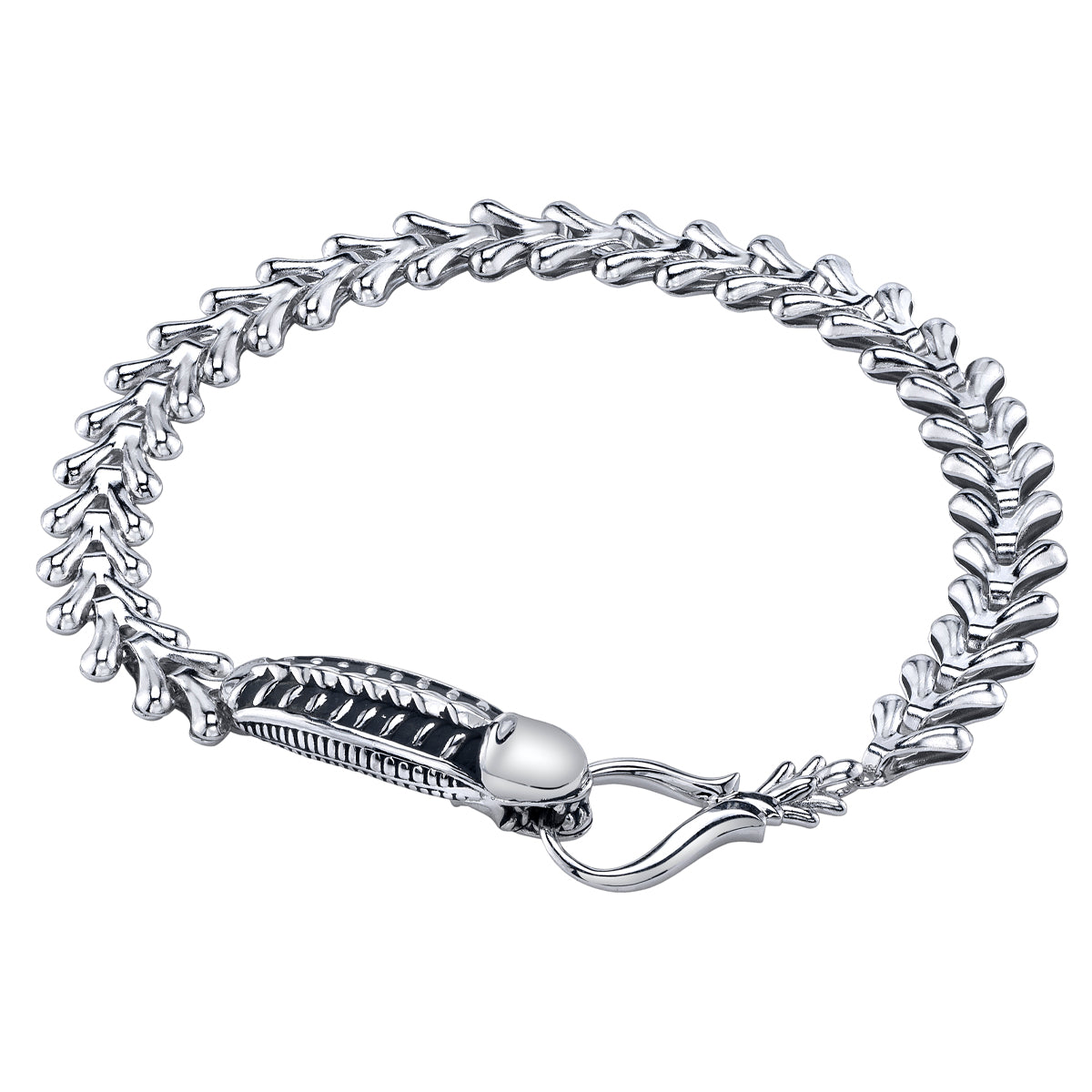 Alien X RockLove ALIEN Xenomorph Chain Bracelet - RockLove Jewelry