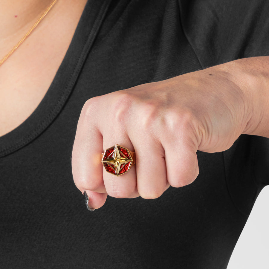 League of Legends X RockLove ARCANE Ambessa Ring - RockLove Jewelry