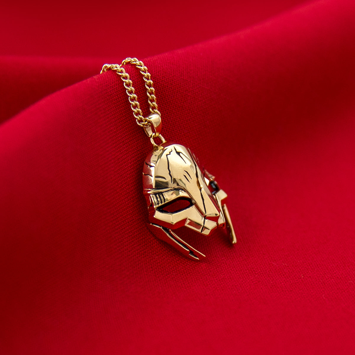 League of Legends X RockLove ARCANE Ambessa Mask Necklace - RockLove ...