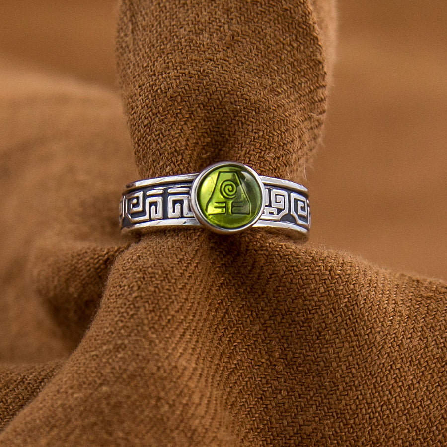 Avatar The Last Airbender X RockLove Earthbender Spinner Ring - Size 5 ...