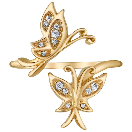 Disney X RockLove ENCANTO Mirabel Golden Butterfly Ring - RockLove Jewelry