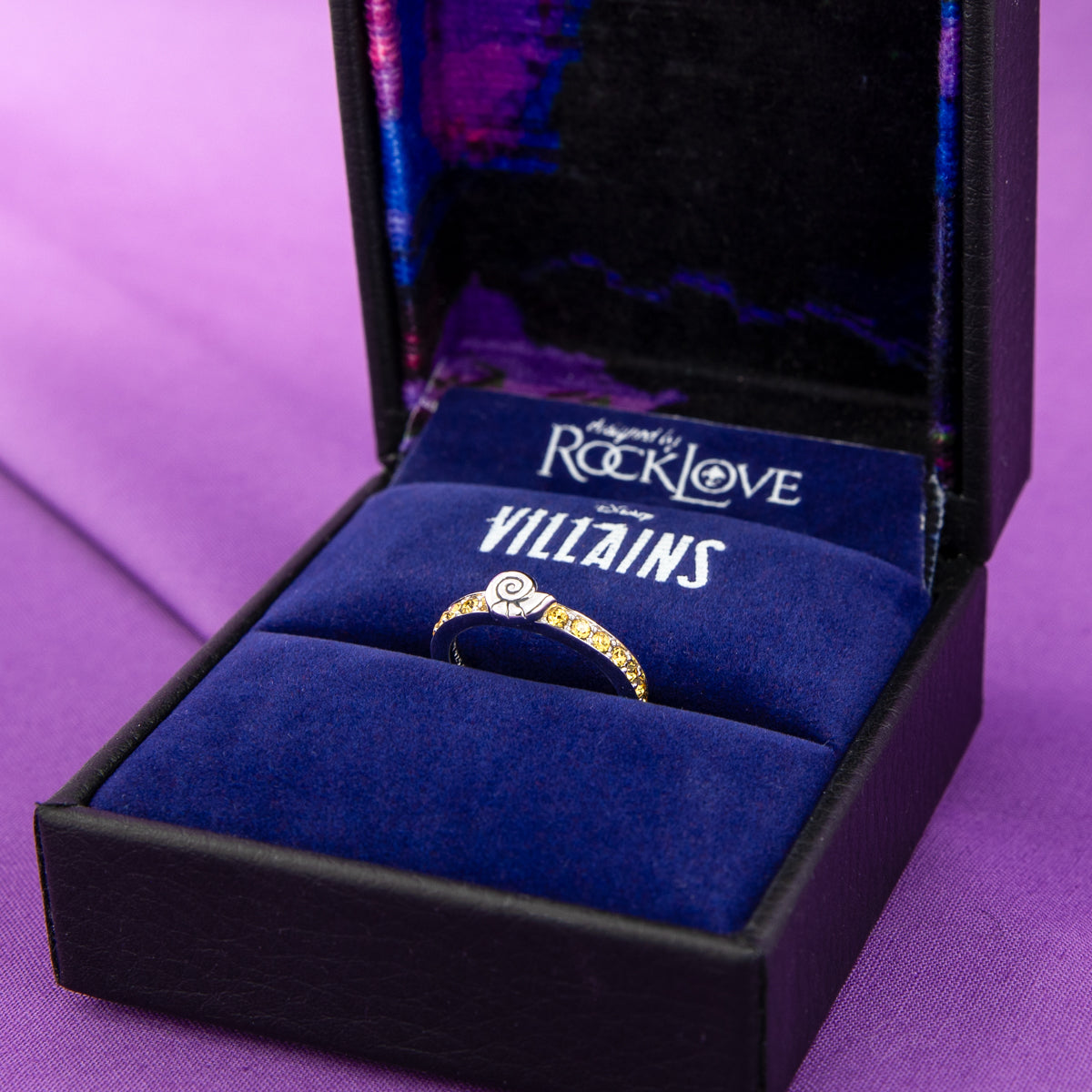 Ursula Ring - Handcrafted Disney Villain Stacker Ring - RockLove Jewelry