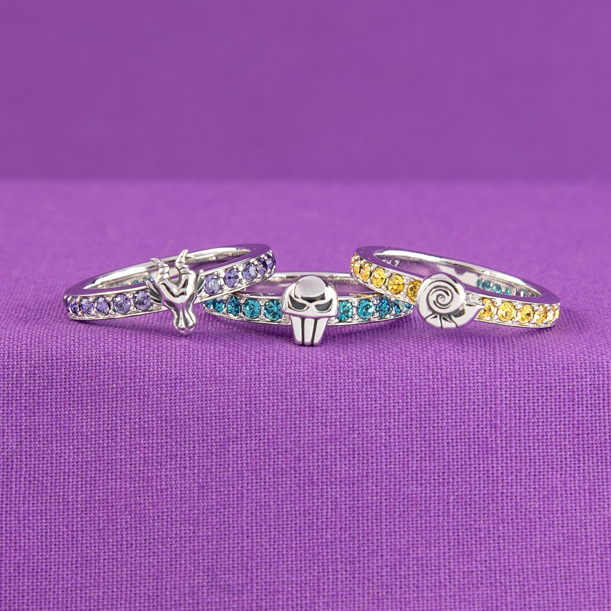 Ursula Ring - Handcrafted Disney Villain Stacker Ring - RockLove Jewelry