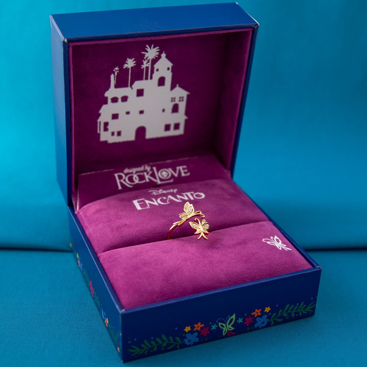 Disney X RockLove ENCANTO Mirabel Golden Butterfly Ring - RockLove Jewelry