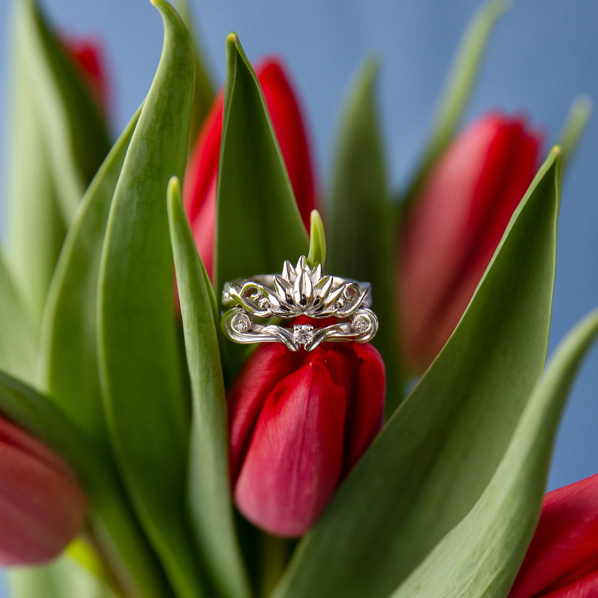 Disney X RockLove DISNEY ALADDIN Jasmine Lotus Stacker Rings - RockLove ...