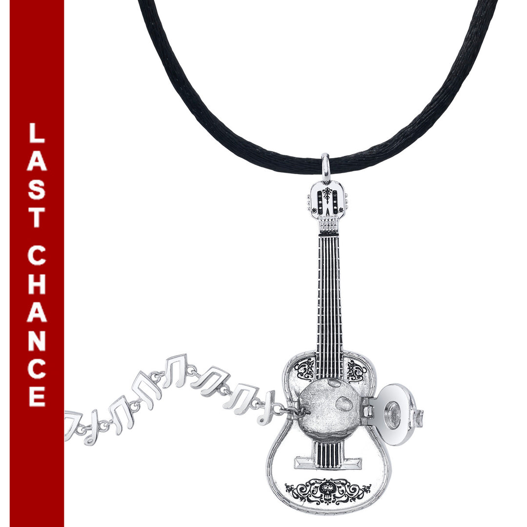 Pixar X RockLove COCO Articulated Guitar Locket – RockLove Jewelry