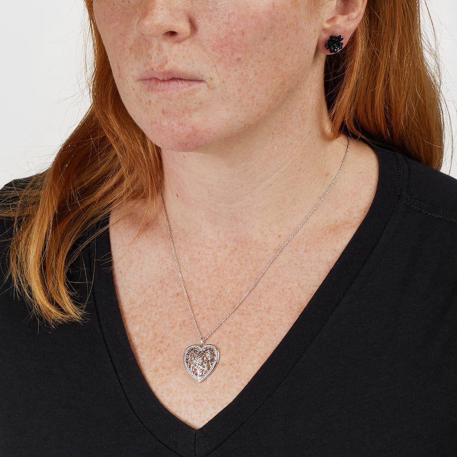 RockLove Jewelry XV Black Rose Earrings - RockLove Jewelry