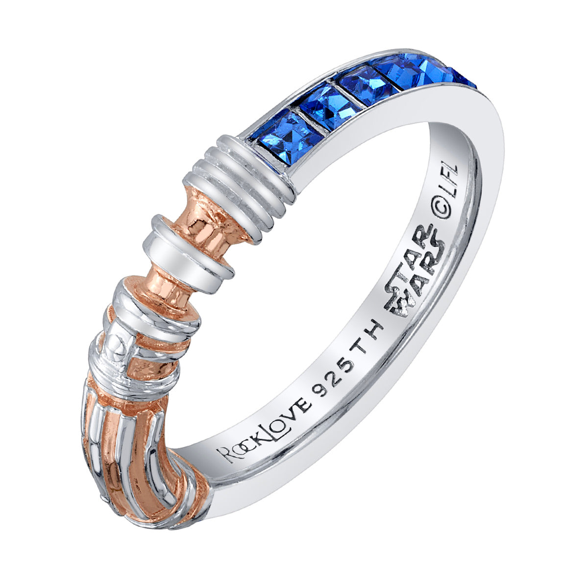 Star Wars X RockLove Leia Organa Crystal Lightsaber Ring - RockLove Jewelry