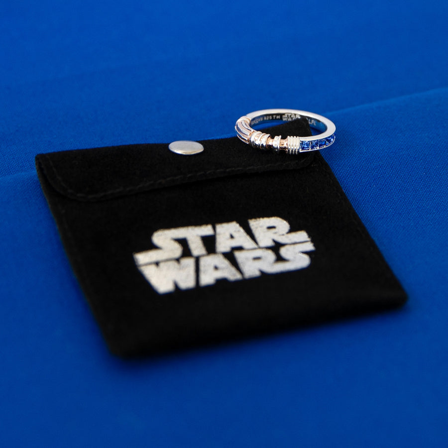 Star Wars X RockLove Leia Organa Crystal Lightsaber Ring - RockLove Jewelry