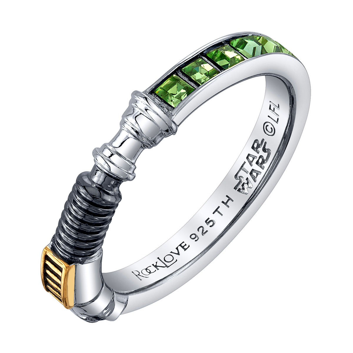 Star Wars X RockLove Luke Skywalker Crystal Lightsaber Ring - RockLove ...