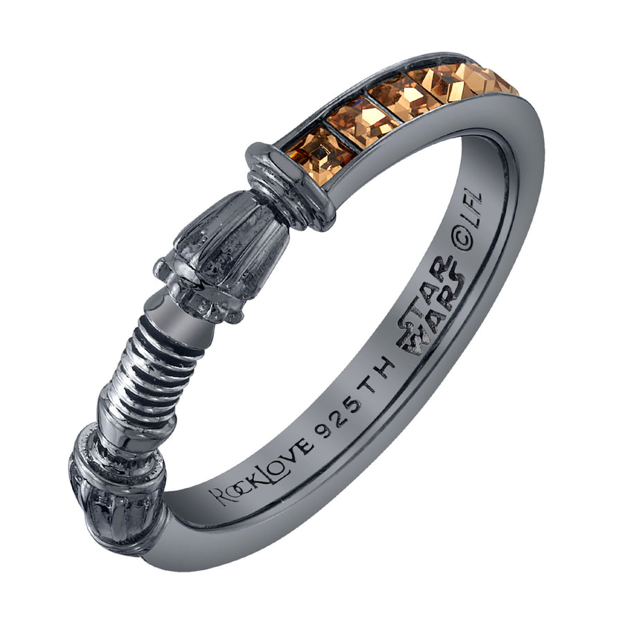 Star Wars X RockLove Rey Crystal Lightsaber Ring - RockLove Jewelry