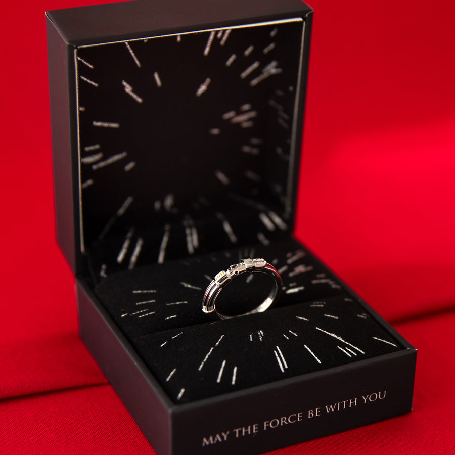 Star Wars X RockLove Darth Vader Crystal Lightsaber Ring - RockLove Jewelry