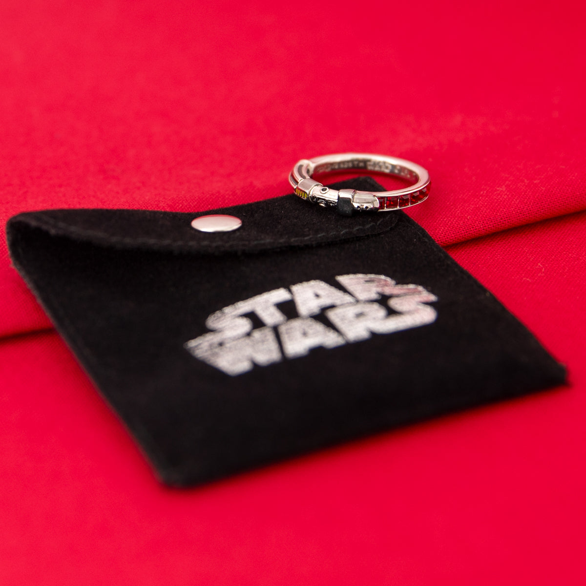 Star Wars X RockLove Darth Vader Crystal Lightsaber Ring - RockLove Jewelry