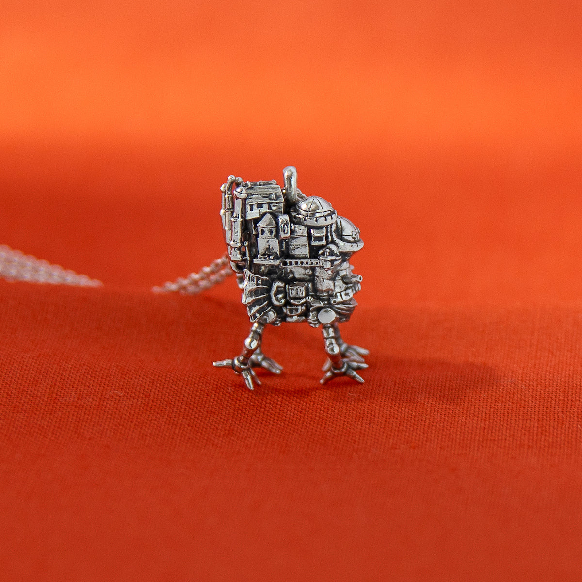 Studio Ghibli X RockLove HOWLS MOVING CASTLE Castle Necklace – RockLove ...