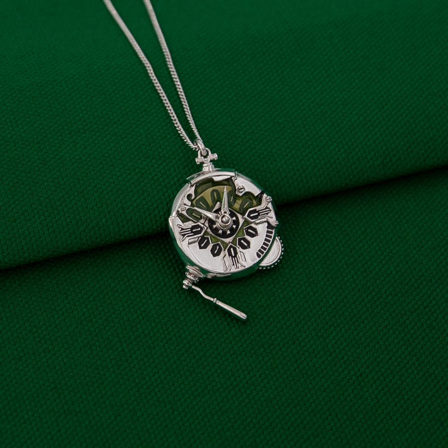 ARCANE Ekko Stopwatch Necklace: Timepiece of Legends - RockLove Jewelry