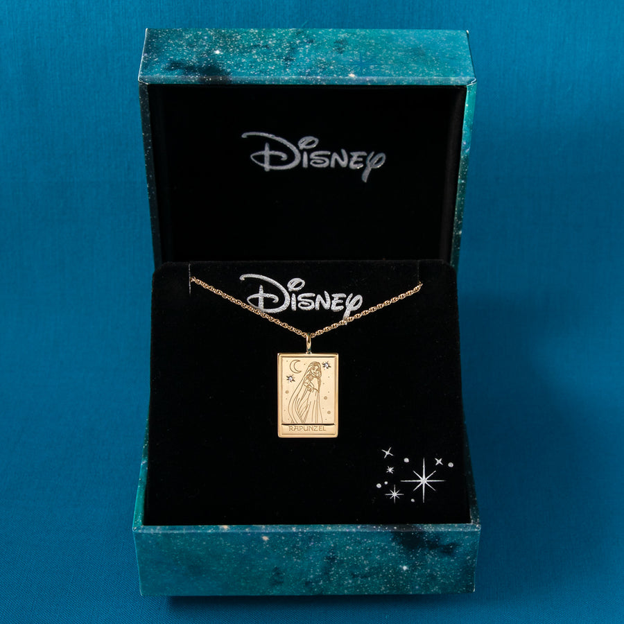 Disney X RockLove TANGLED Rapunzel Tablet Necklace - RockLove Jewelry