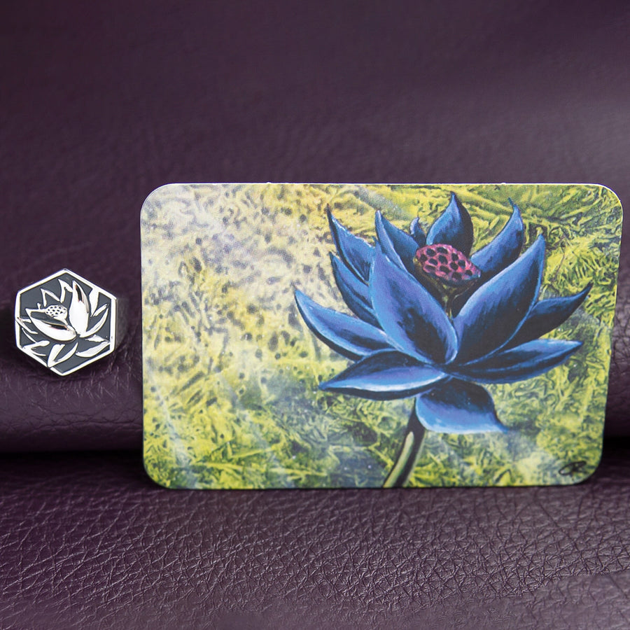 Magic: The Gathering X RockLove Black Lotus Signet Ring - RockLove Jewelry