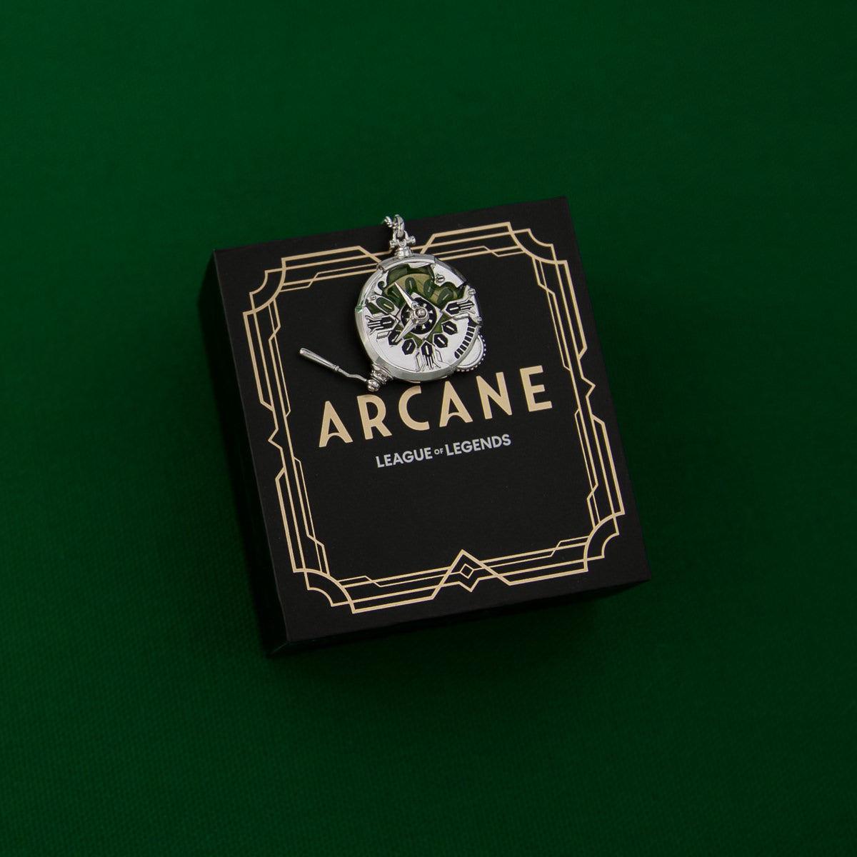 ARCANE Ekko Stopwatch Necklace: Timepiece of Legends - RockLove Jewelry
