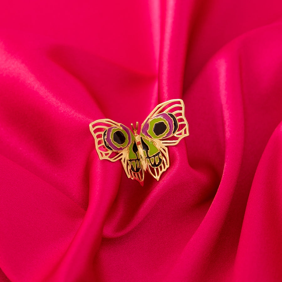League of Legends X RockLove ARCANE Jinx Butterfly Ring – RockLove Jewelry