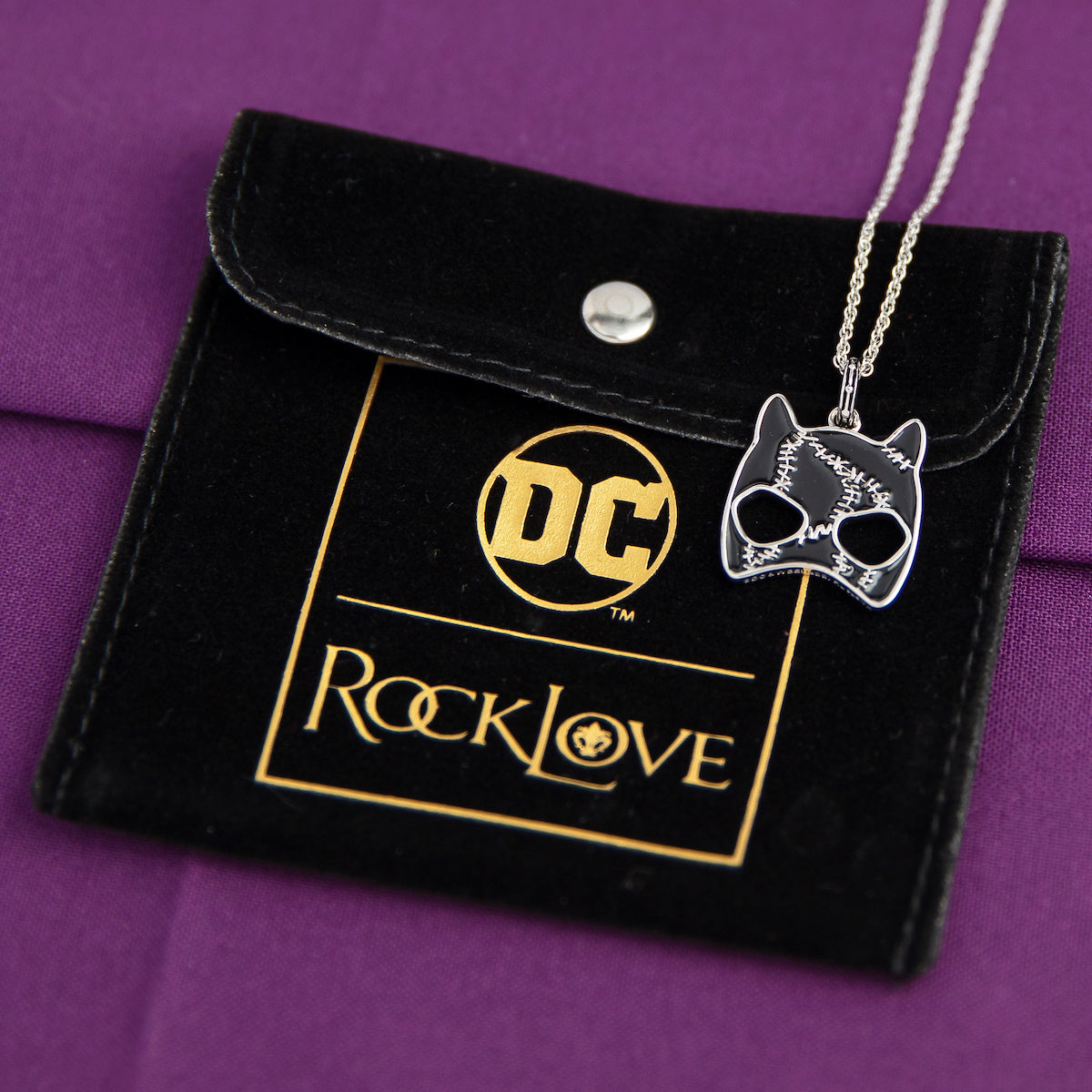 DC X RockLove Batman Returns CATWOMAN Meow Pendant - RockLove Jewelry