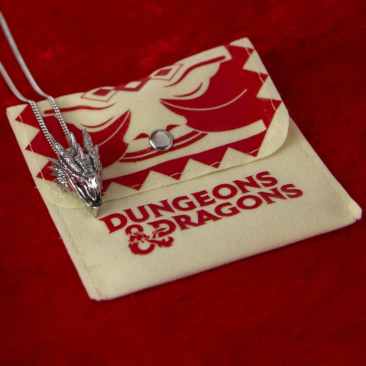 Dungeons and Dragons X RockLove Red Dragon Necklace - RockLove Jewelry