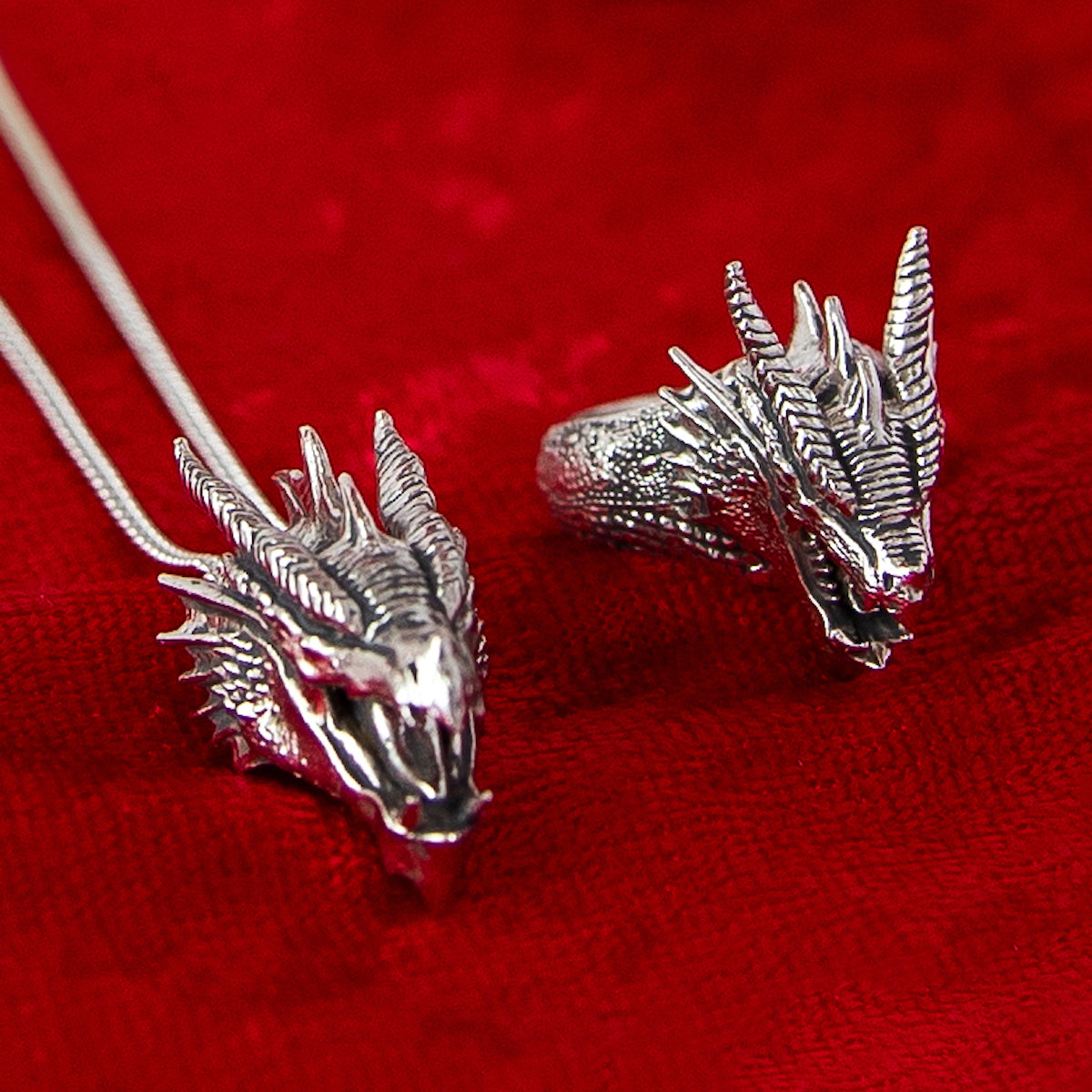 Dungeons and Dragons X RockLove Red Dragon Ring - RockLove Jewelry