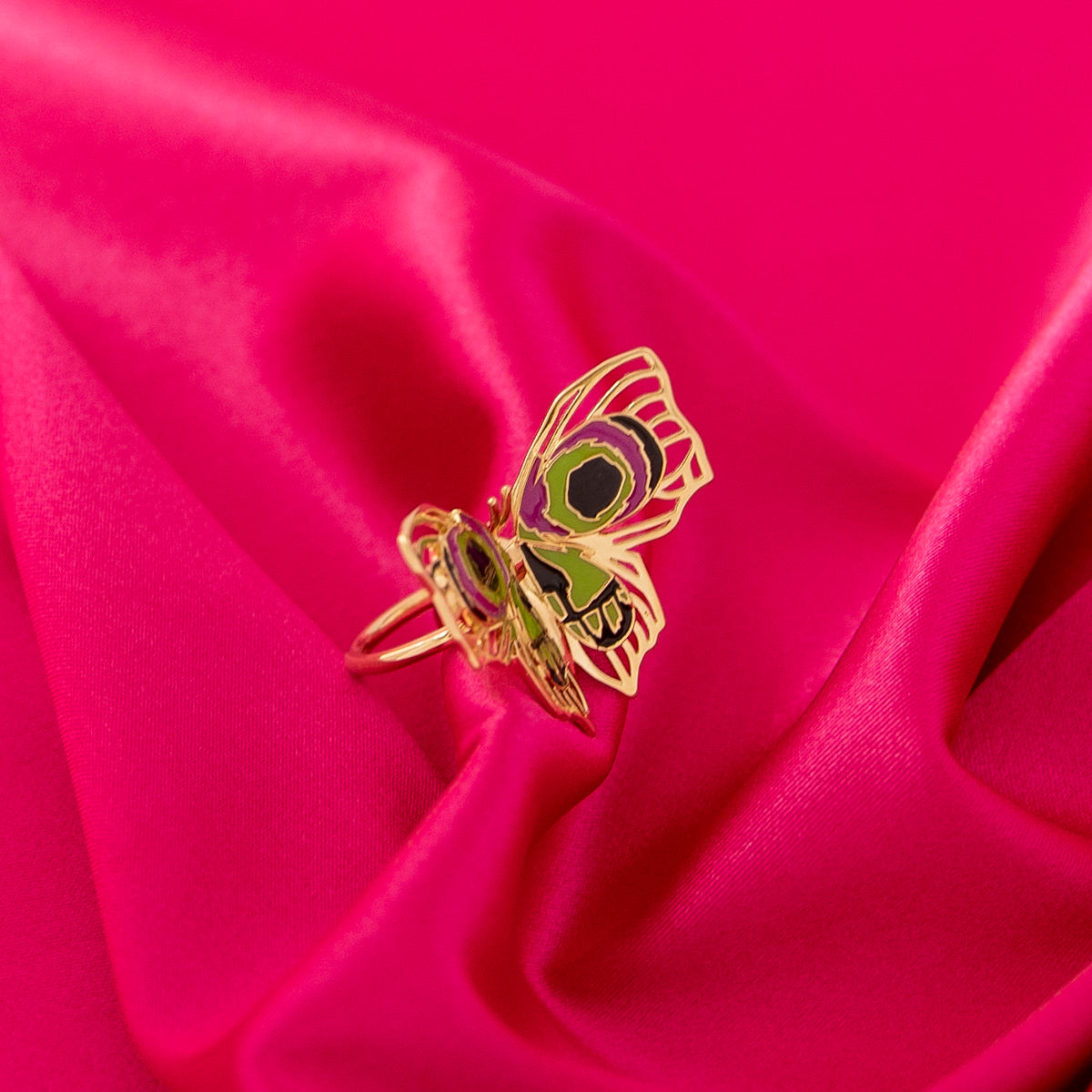 League of Legends X RockLove ARCANE Jinx Butterfly Ring – RockLove Jewelry