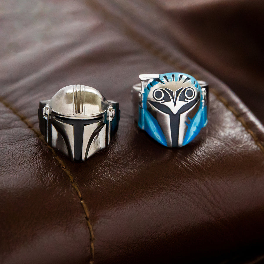The Mandalorian Helmet Ring - Officially Licensed Handcrafted Star Wars ...