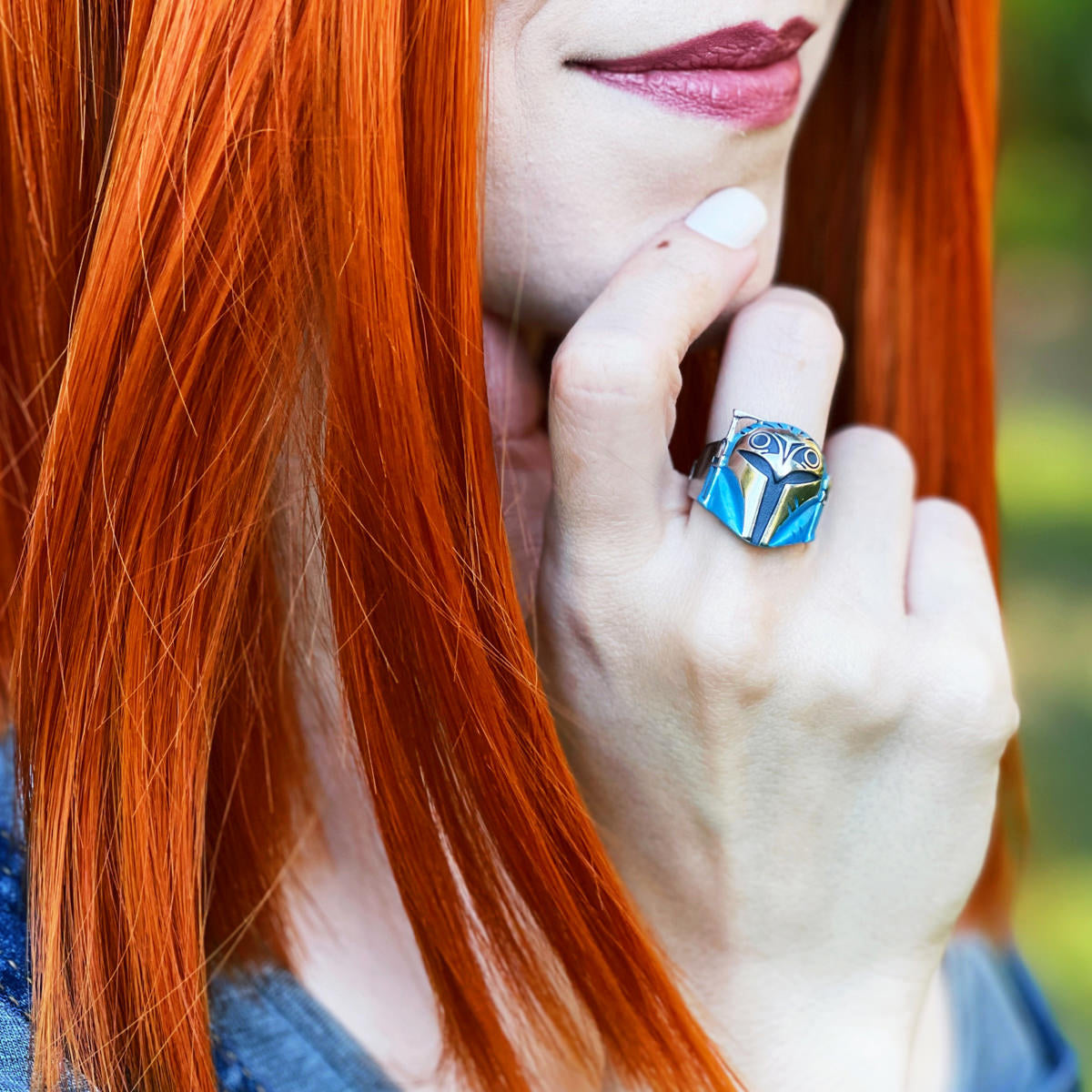 Star Wars X RockLove Bo-Katan Helmet Ring - RockLove Jewelry