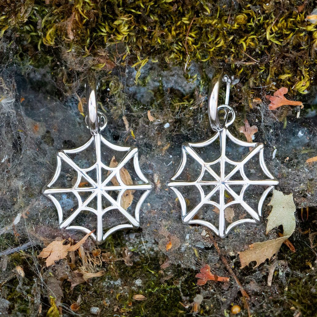 Marvel X RockLove SPIDER-MAN Web Earrings – RockLove Jewelry